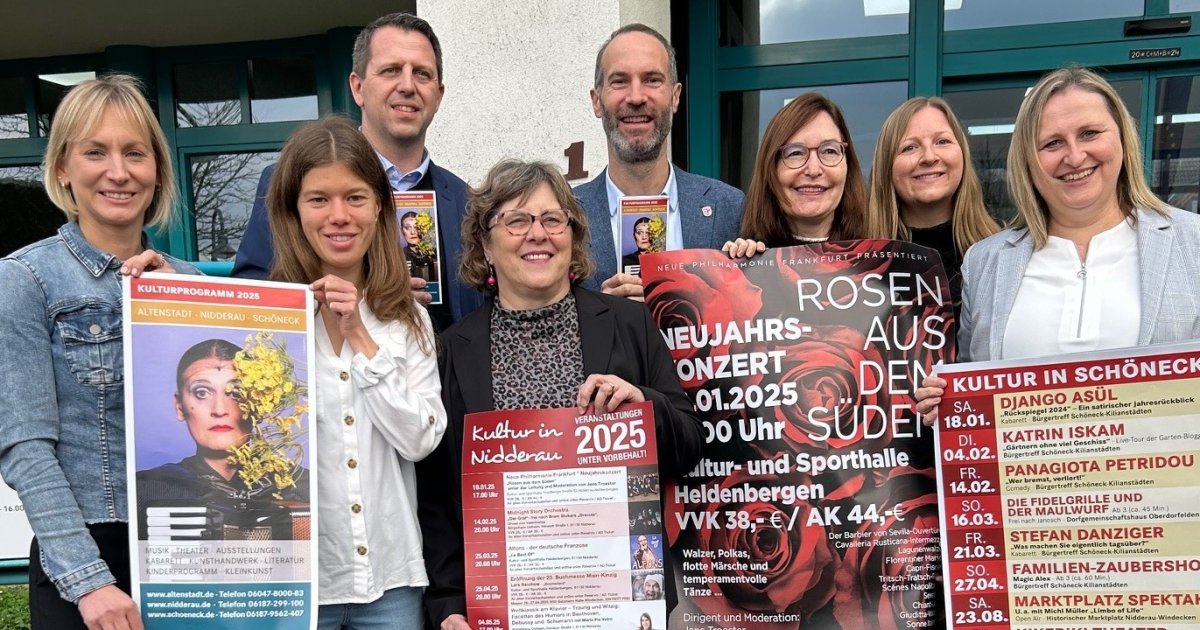 Altenstadt, Nidderau &Schöneck Kulturprogramm 2025 vorgestellt | Gemeinde Schöneck