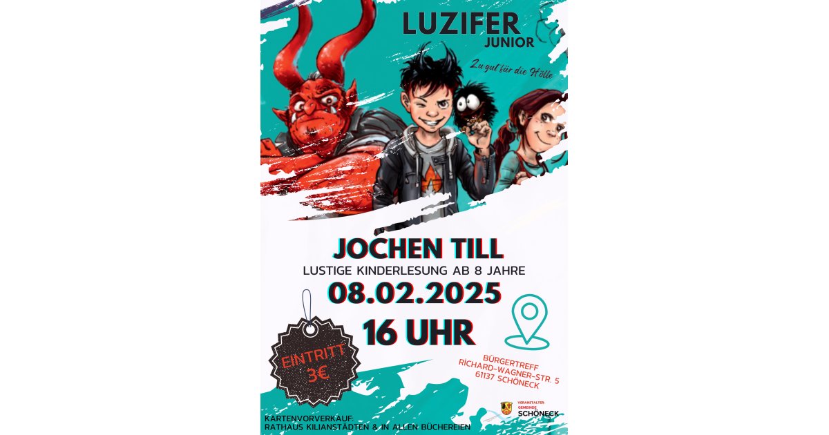 Teuflisch gute Lesung in Kilianstädten – Kinderbuchautor Jochen Till ...